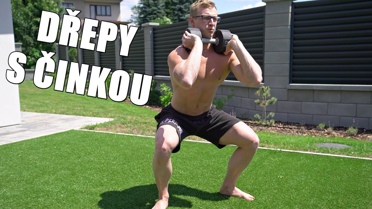 Parádní cvik na nohy: Dřepy s jednoruční činkou | Stream